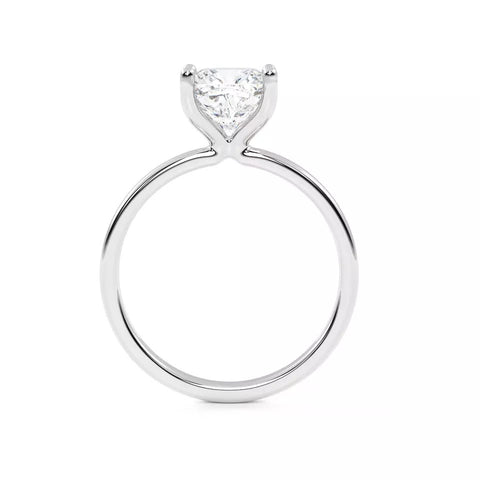 IGI Certified 1 - 5 CT E/VS1 Cushion Cut Diamond Engagement 14k Ring L ...